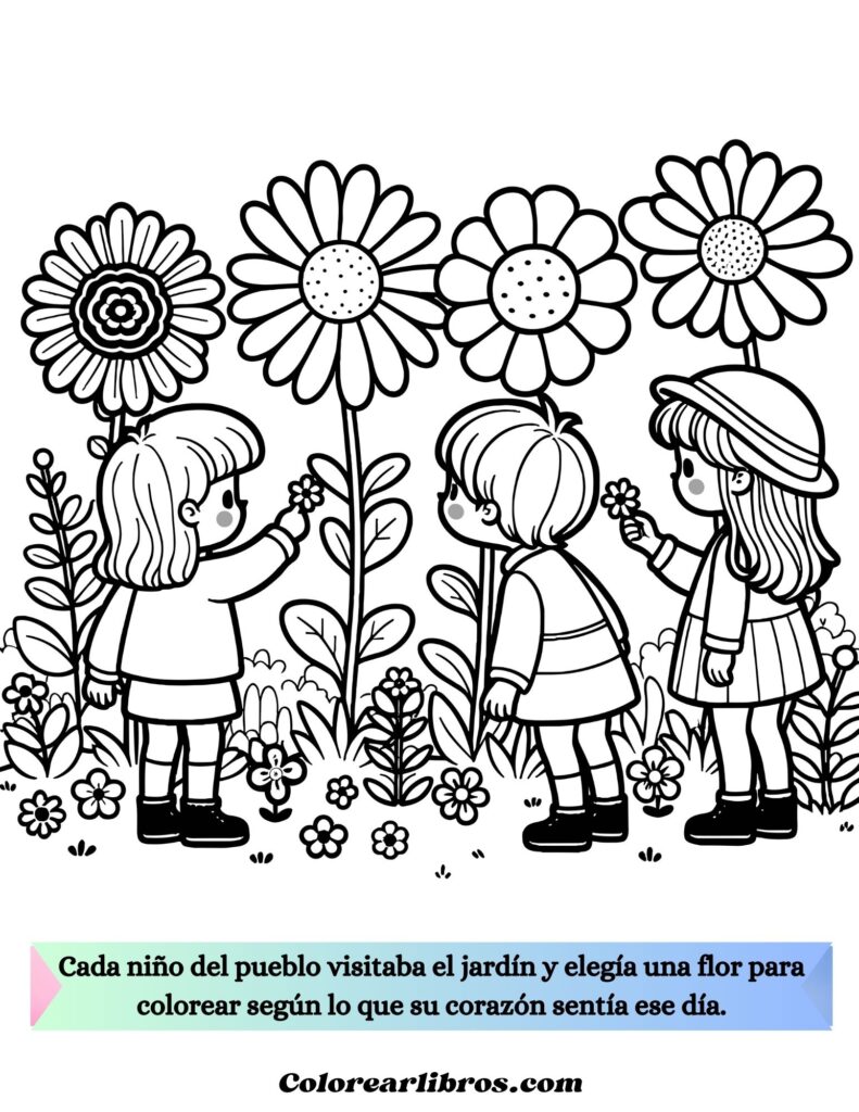 Cuento para colorear: El Jardín de las Emociones GRATIS – DESCARGA ...